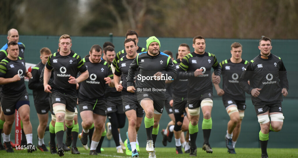 Sportsfile - Ireland Rugby Squad Training and Press Conference - 1445474