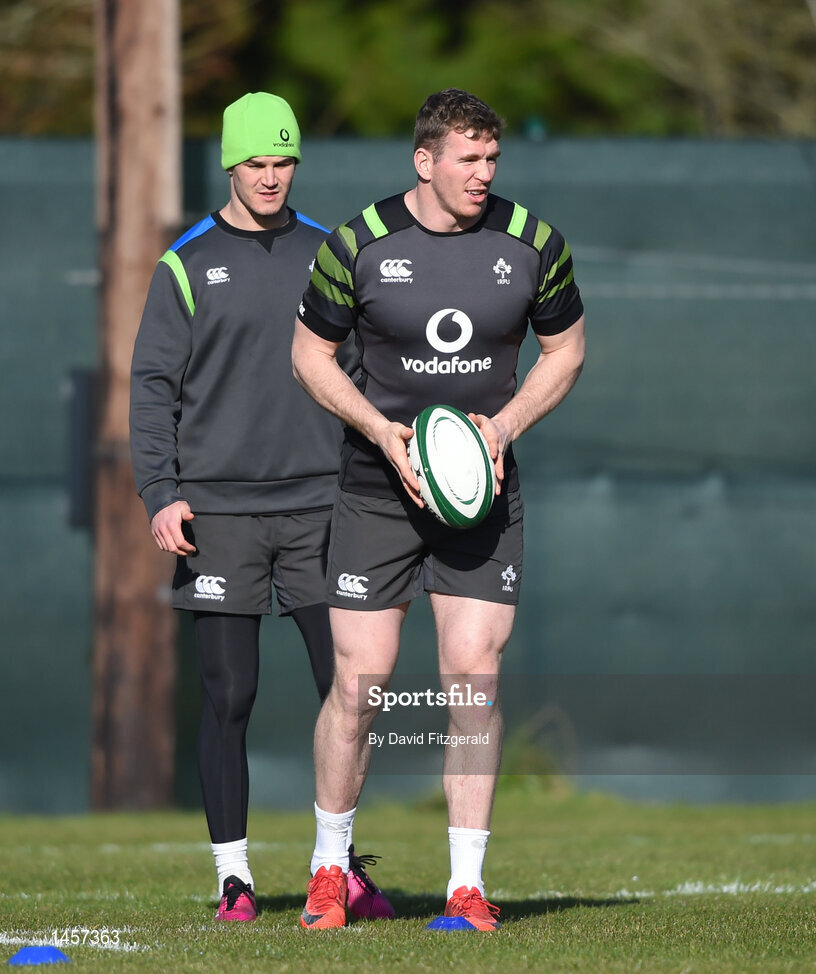 Sportsfile - Ireland Rugby Squad Training and Press Conference - 1457363