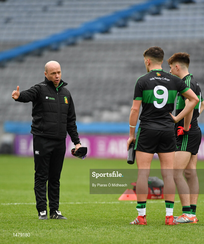 Sportsfile - St Nathy's College Ballaghaderreen v Holy Trinity College ...