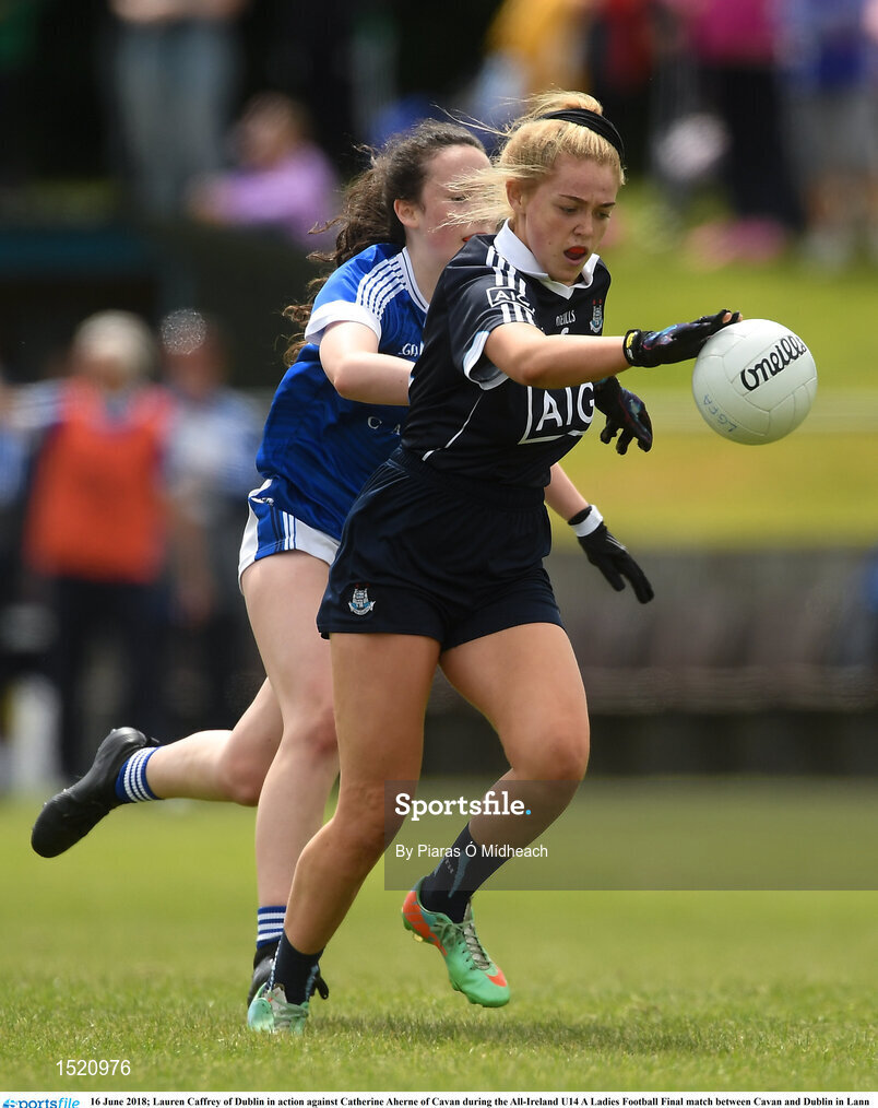Sportsfile - Cavan v Dublin – All-Ireland U14 A Ladies Football Final ...