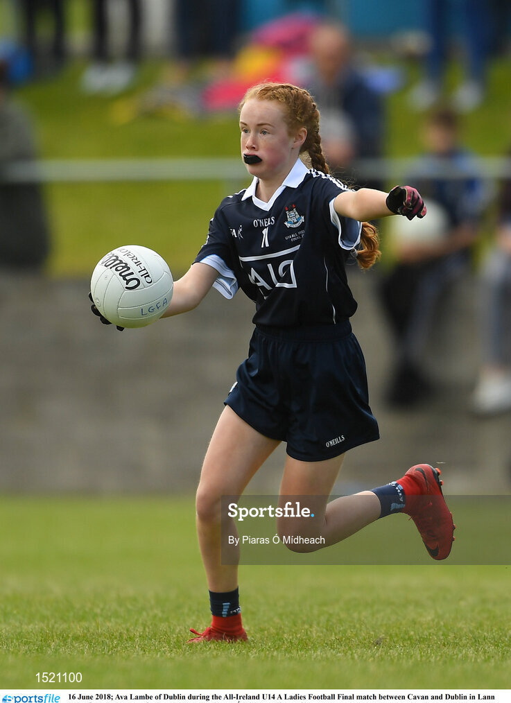 Sportsfile - Cavan v Dublin – All-Ireland U14 A Ladies Football Final ...