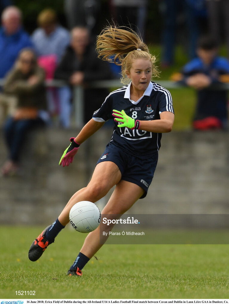 Sportsfile - Cavan v Dublin – All-Ireland U14 A Ladies Football Final ...