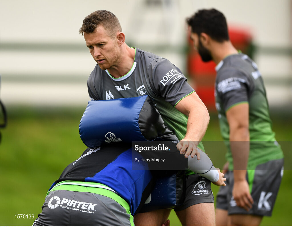 Sportsfile - Connacht Rugby Squad Training and Press Conference - 1570136