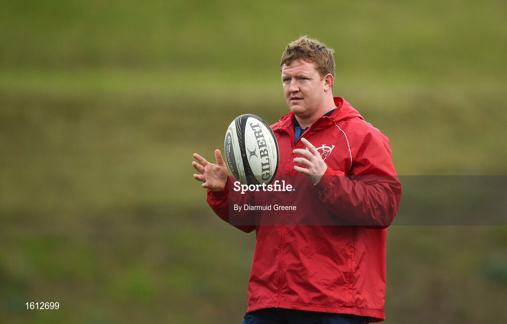 Sportsfile - Munster Rugby Squad Training and Press Conference - 1612699