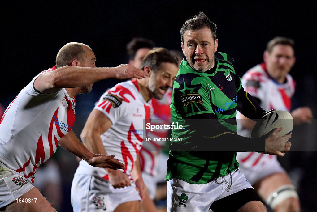 Sportsfile - Ireland Legends v England Legends - Stuart Mangan Memorial ...