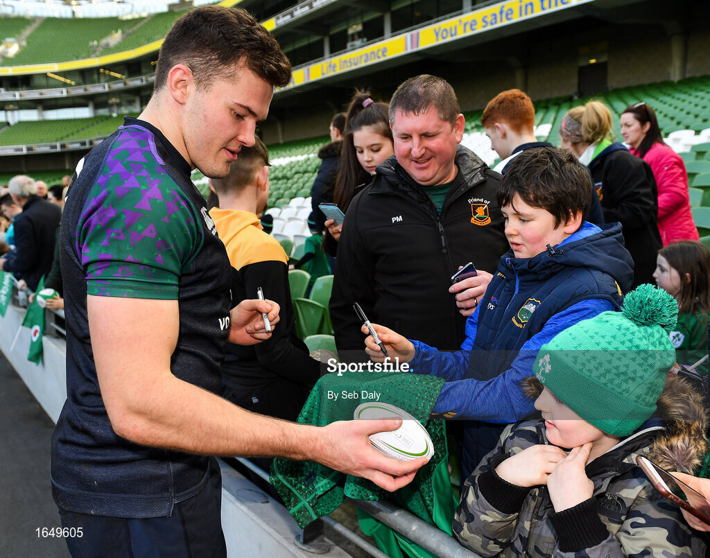 Sportsfile - Ireland Rugby Open Training Session - 1649605