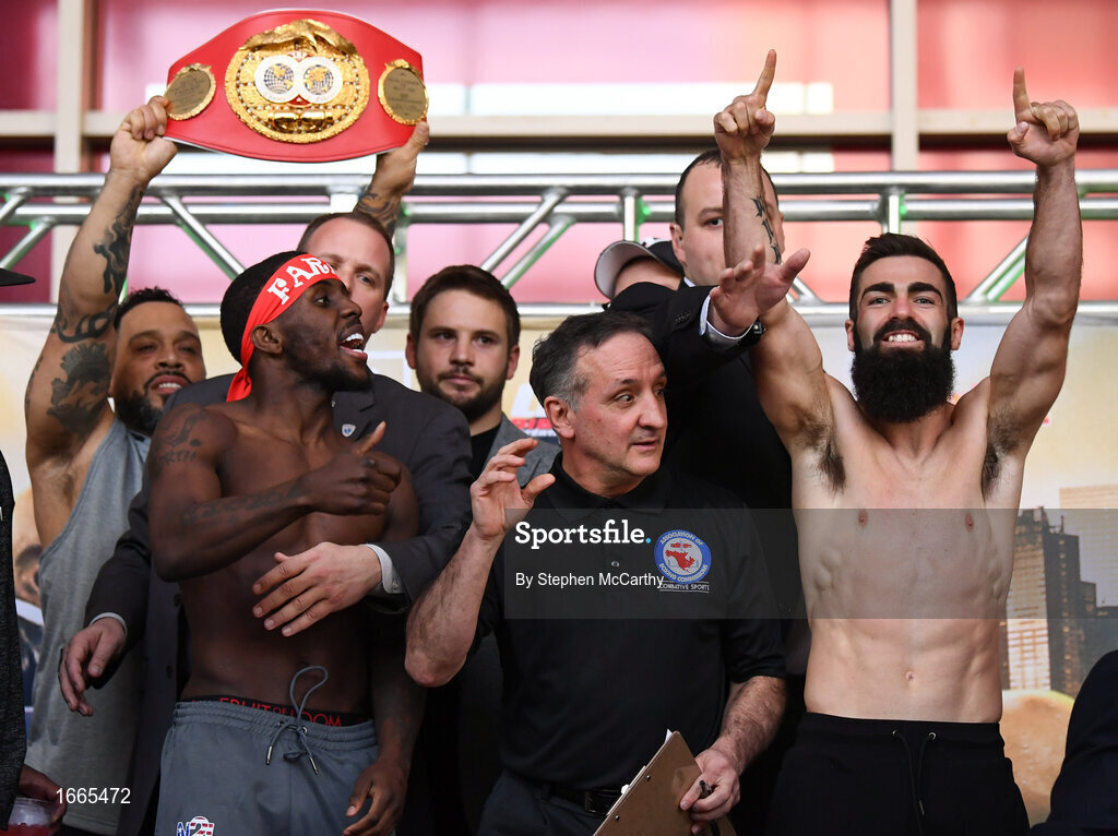 Sportsfile - Boxing from Philadelphia - Weigh-Ins - 1665472