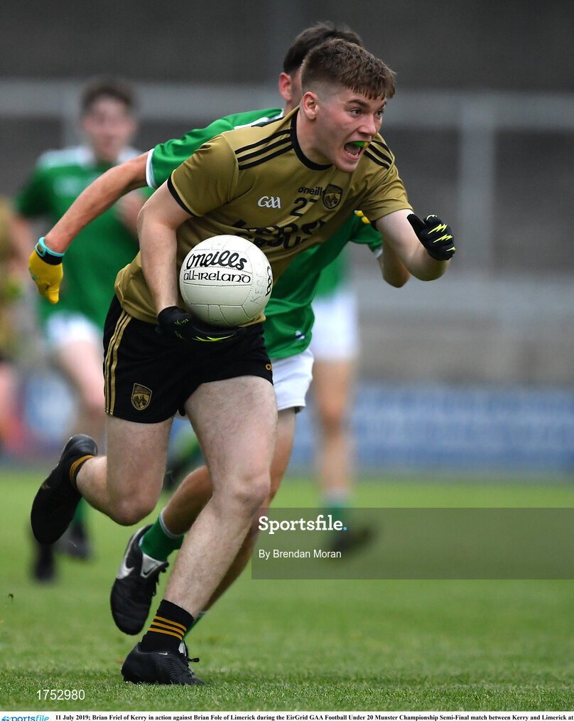 Sportsfile - Kerry v Limerick - EirGrid GAA Football Under 20 Munster ...