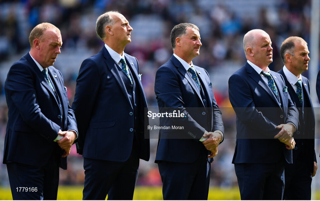 Sportsfile - Offaly Jubilee Team of 1994 Honoured prior to Kilkenny v ...