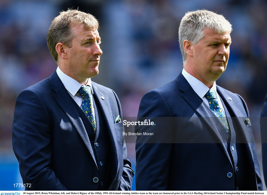 Sportsfile - Offaly Jubilee Team of 1994 Honoured prior to Kilkenny v ...