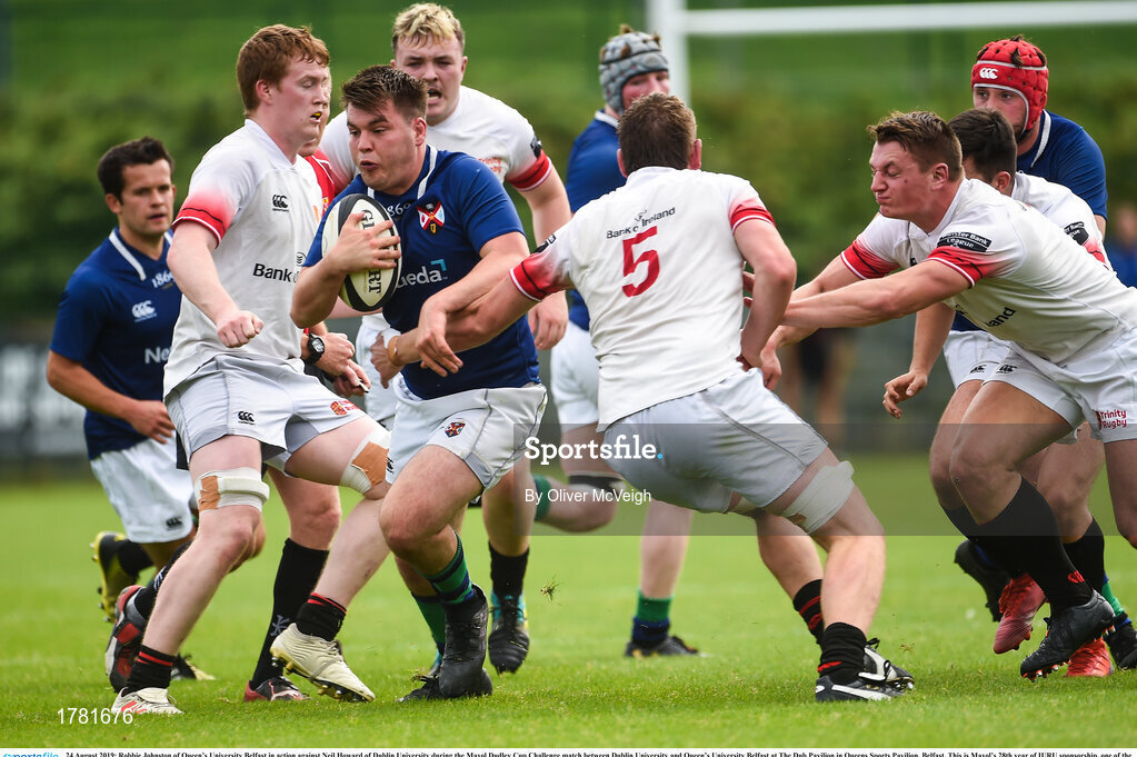 Sportsfile - Dublin University v Queen’s University Belfast - Maxol ...