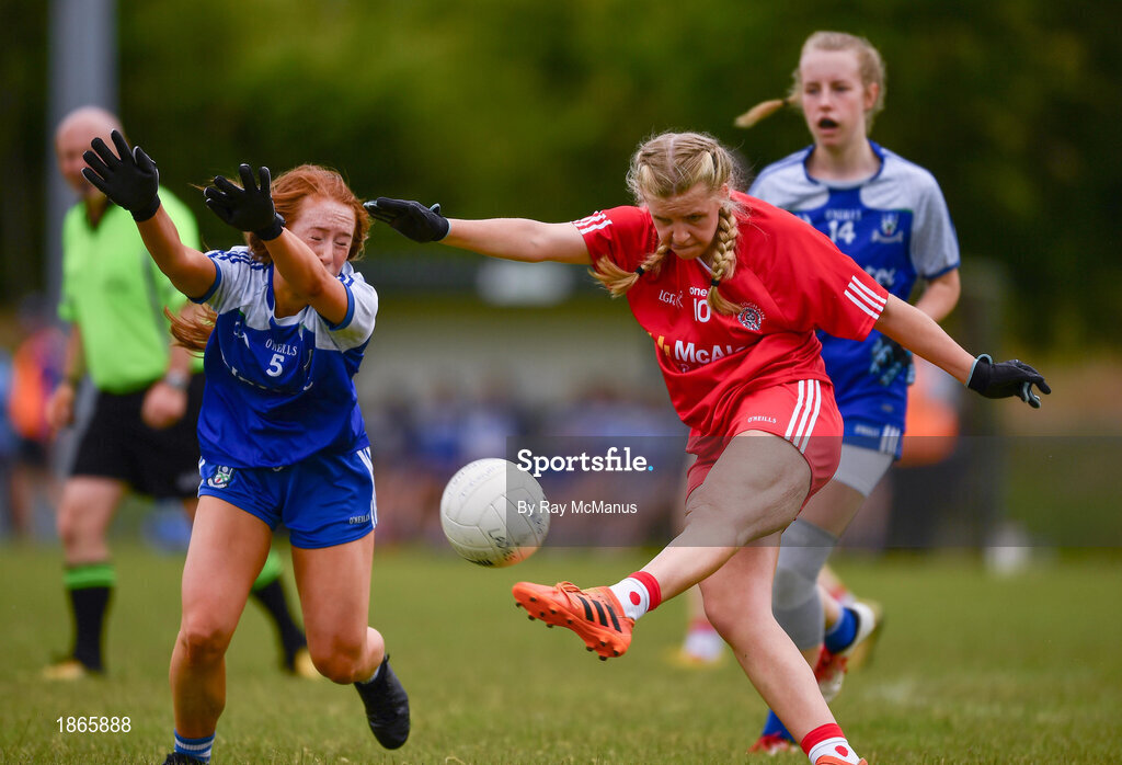Sportsfile - Monaghan v Tyrone - Ladies Football All-Ireland U14 Gold Final 2019 - 1865888