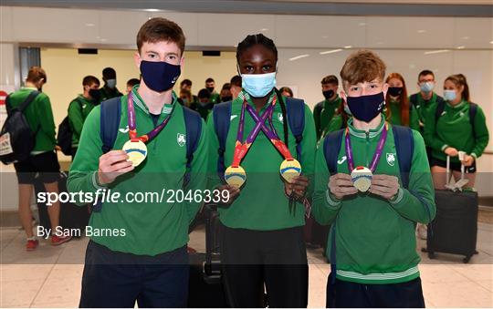 Sportsfile - Return of the European U20 Athletics Championships Team ...