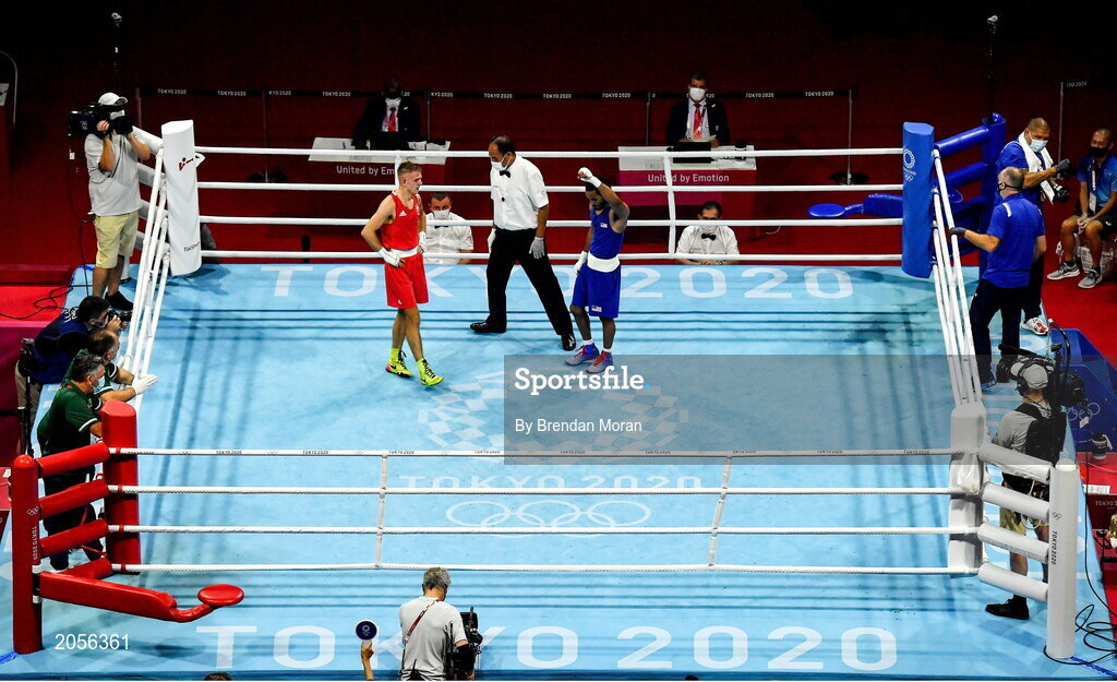 Sportsfile - Tokyo 2020 Olympic Games - Day 9 - Boxing - 2056361