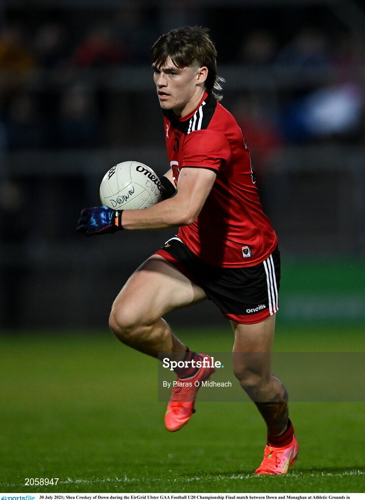 Sportsfile - Down v Monaghan - Eirgrid Ulster GAA U20 Football ...