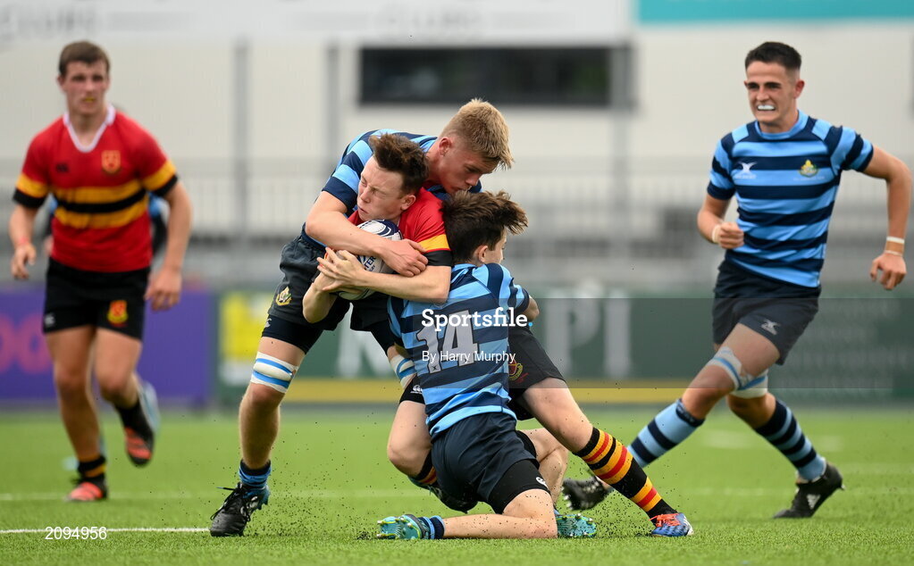 Sportsfile - CBC Monkstown Park v St Vincent's College Castleknock ...