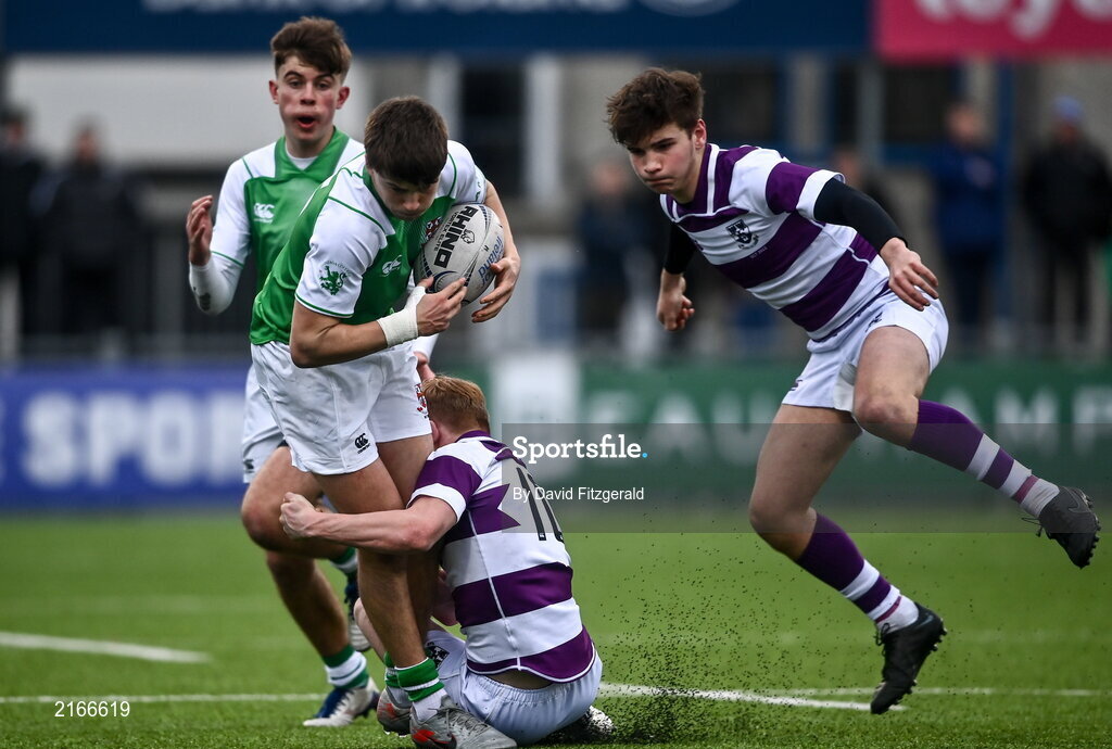 Sportsfile - Clongowes Wood College v Gonzaga College - Bank of Ireland ...