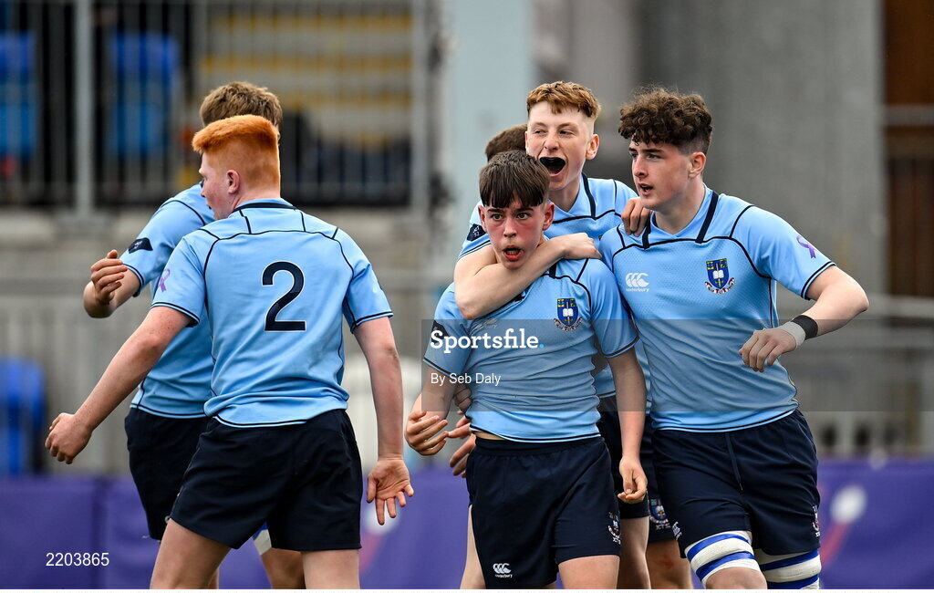 Sportsfile - St Michael’s College v Cistercian College, Roscrea - Bank ...