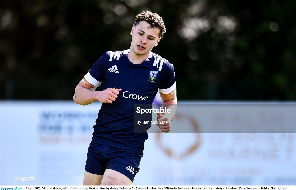 Sportsfile - UCD v Trinity - Frazer McMullen All Ireland Club U20 Rugby ...