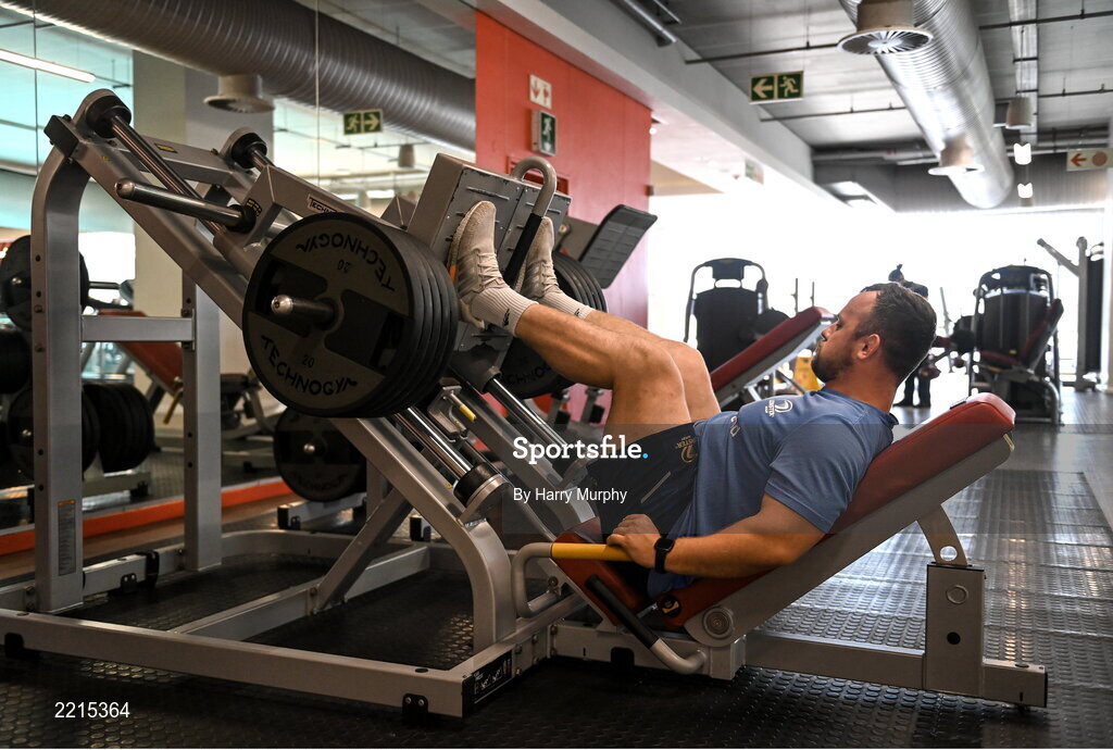 Sportsfile - Leinster Rugby Squad Gym Session - 2215364