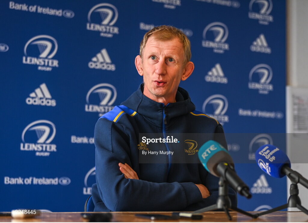 Sportsfile - Leinster Rugby Captain's Run and Press Conference - 2248445