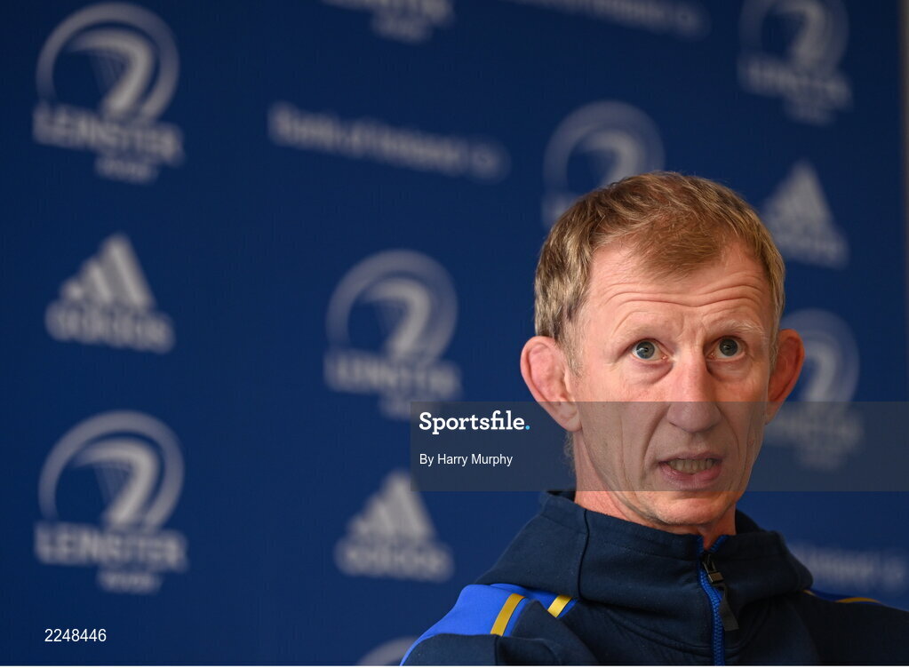 Sportsfile - Leinster Rugby Captain's Run and Press Conference - 2248446