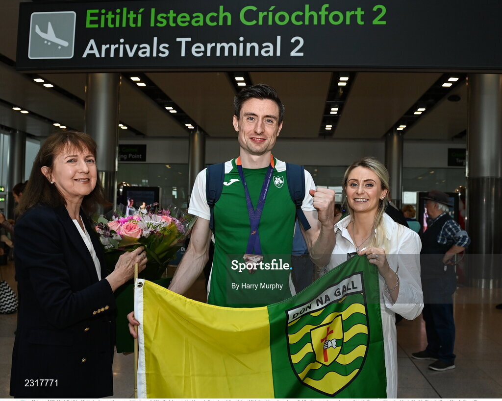 Sportsfile - Irish European Athletics Championship Team return to ...