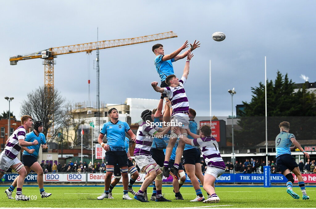Sportsfile - Clongowes Wood College v St Michael’s College - Bank of ...