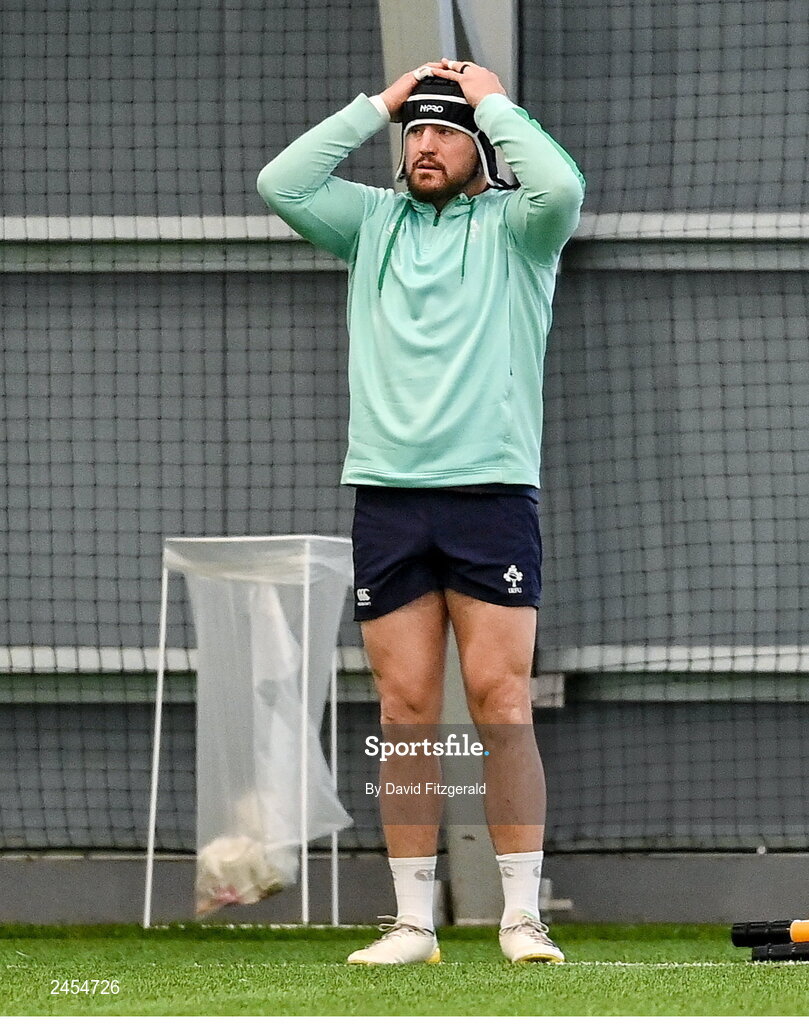Sportsfile - Ireland Rugby Squad Training and Media Conference - 2454726