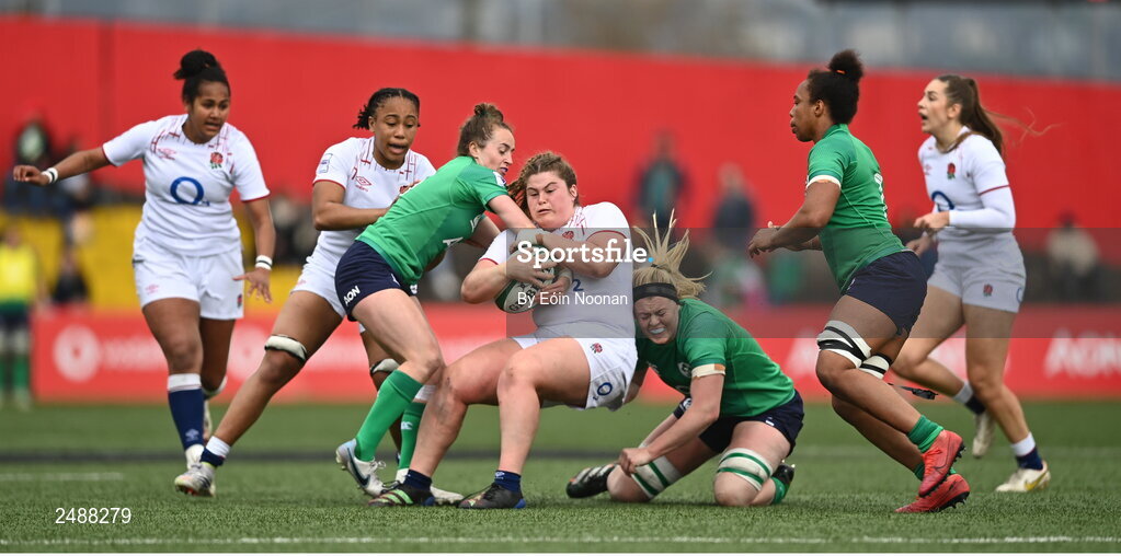 Sportsfile - Ireland v England - TikTok Women's Six Nations Rugby Championship - 2488279