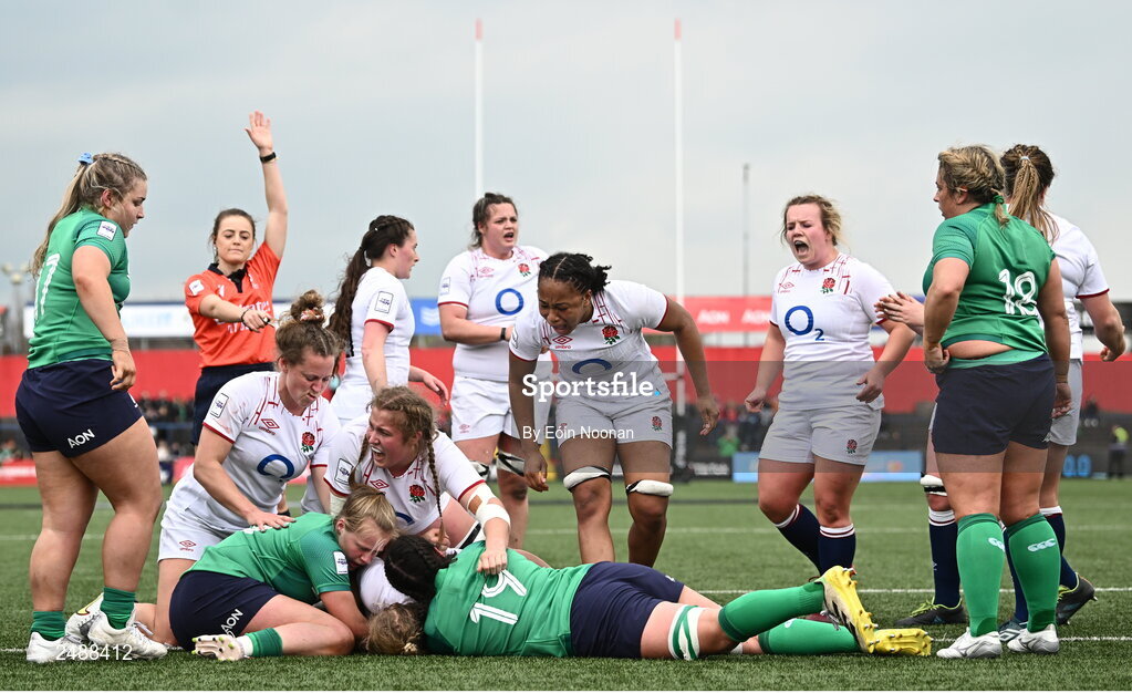 Sportsfile - Ireland v England - TikTok Women's Six Nations Rugby Championship - 2488412