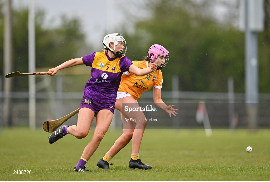 Sportsfile - Antrim v Wexford - Electric Ireland Camogie Minor A Shield ...