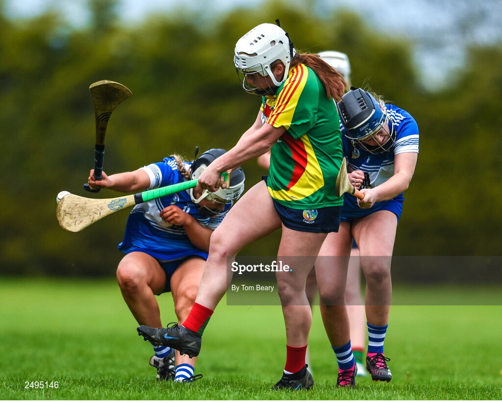 Sportsfile - Carlow v Laois - Electric Ireland Camogie Minor B All ...