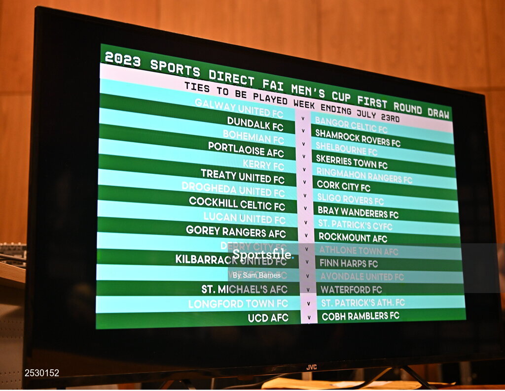 Sportsfile - Sports Direct Men's and Women's FAI Cup First Round Draws ...