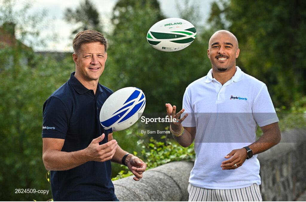 Sportsfile - Zeebs & Skinstad team up with BoyleSports for RWC 2023 ...