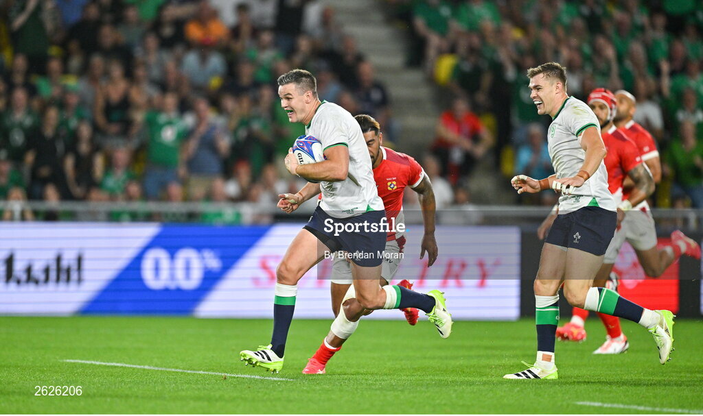 Sportsfile - Ireland v Tonga - 2023 Rugby World Cup Pool B - 2626206