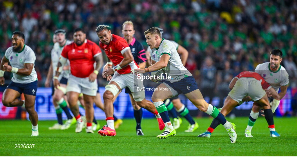 Sportsfile - Ireland v Tonga - 2023 Rugby World Cup Pool B - 2626537