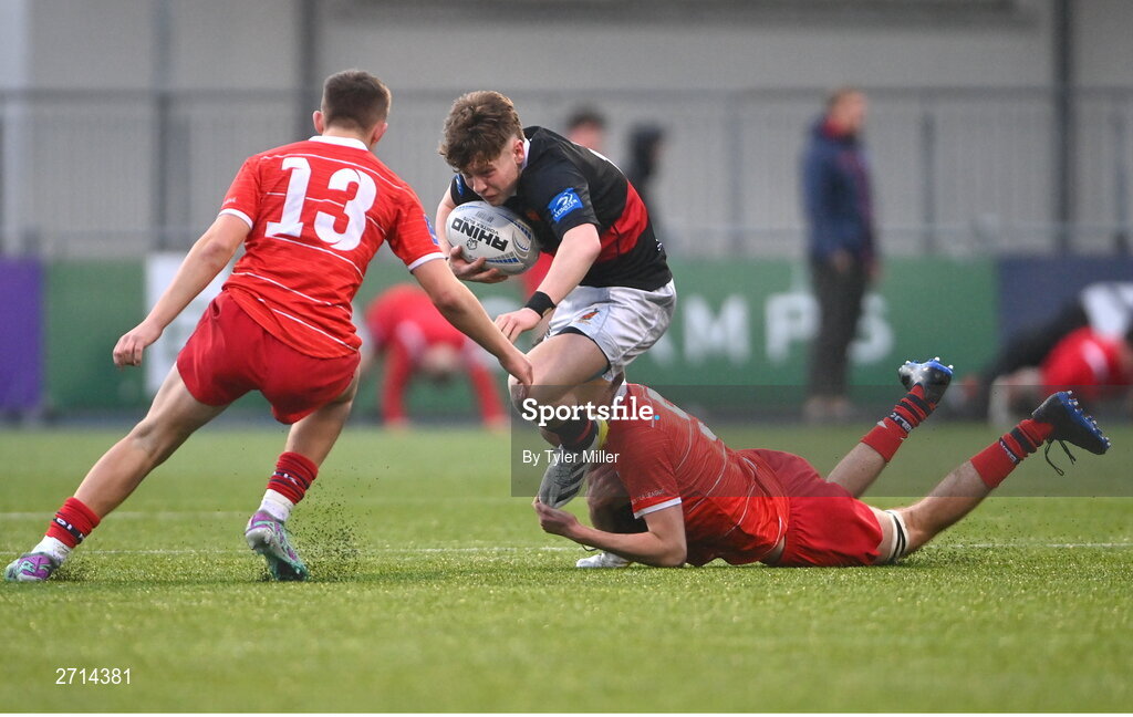 Sportsfile - High School v CUS - Bank of Ireland Leinster Rugby Schools ...