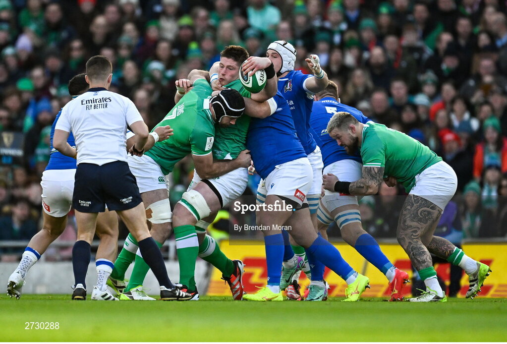 Sportsfile - Ireland v Italy - Guinness Six Nations Rugby Championship ...