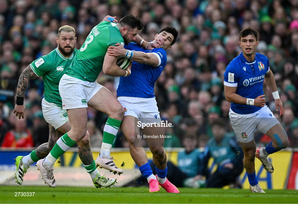 Sportsfile - Ireland v Italy - Guinness Six Nations Rugby Championship ...