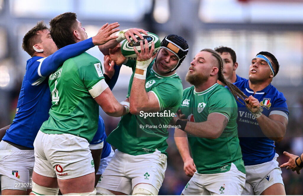 Sportsfile - Ireland v Italy - Guinness Six Nations Rugby Championship ...