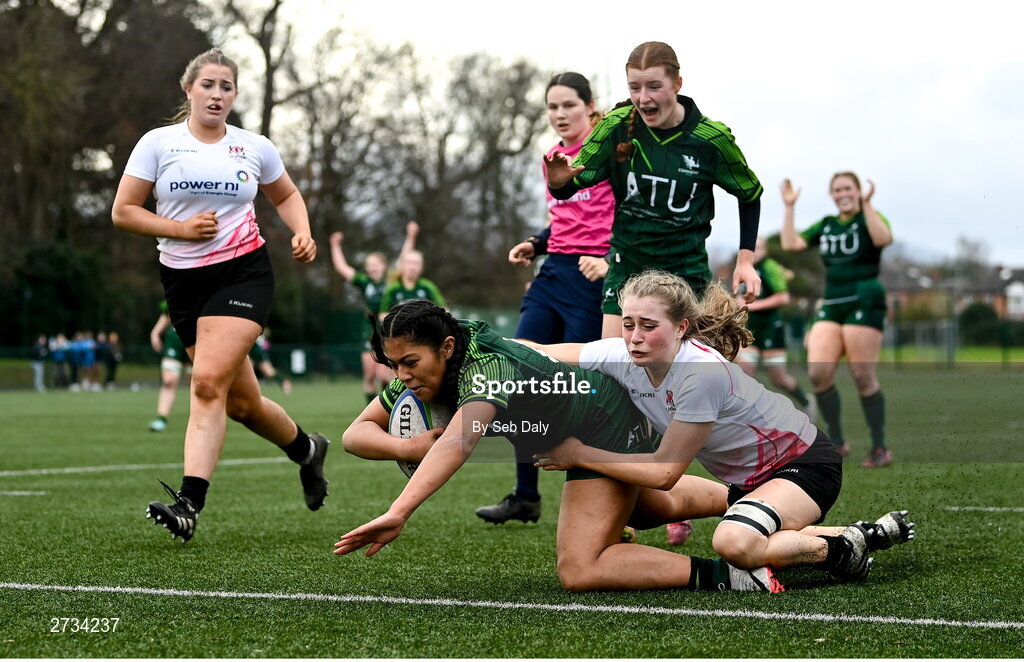Sportsfile - Ulster v Connacht - U18 Girls Interprovincial Semi-Final ...