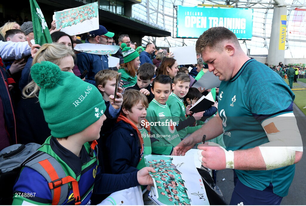 Sportsfile - Ireland Rugby Open Training Session - 2748867