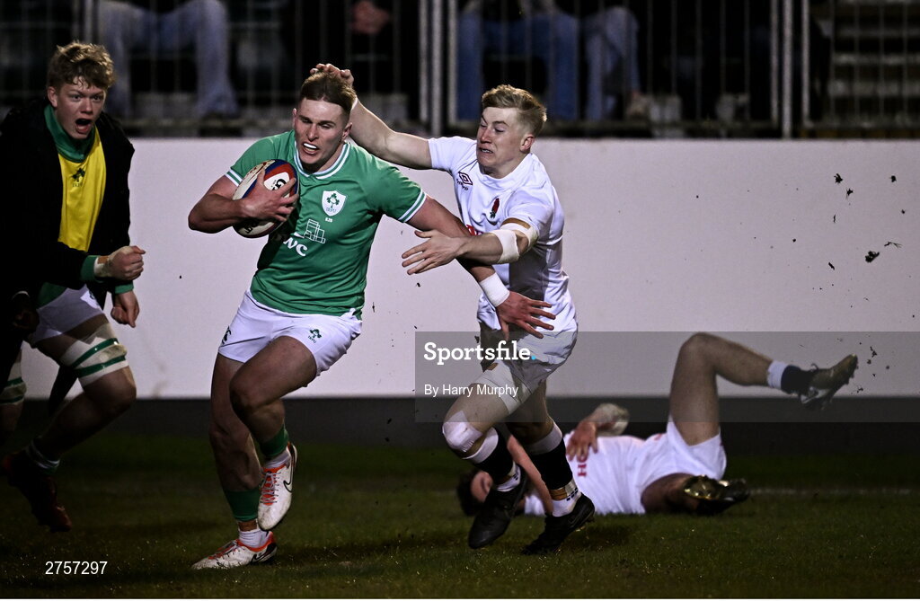 Sportsfile - England v Ireland - U20 Six Nations Rugby Championship ...