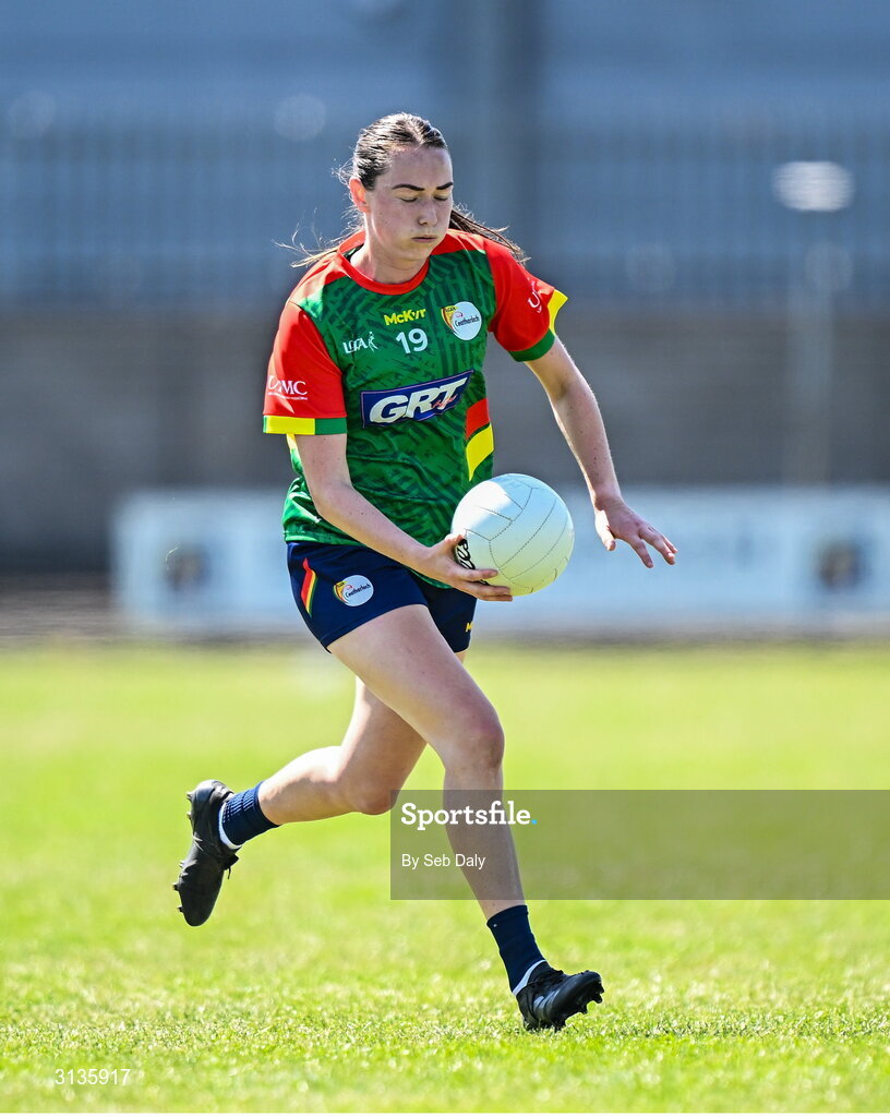 Sportsfile - Carlow v Louth - 2025 TG4 Leinster LGFA Junior ...