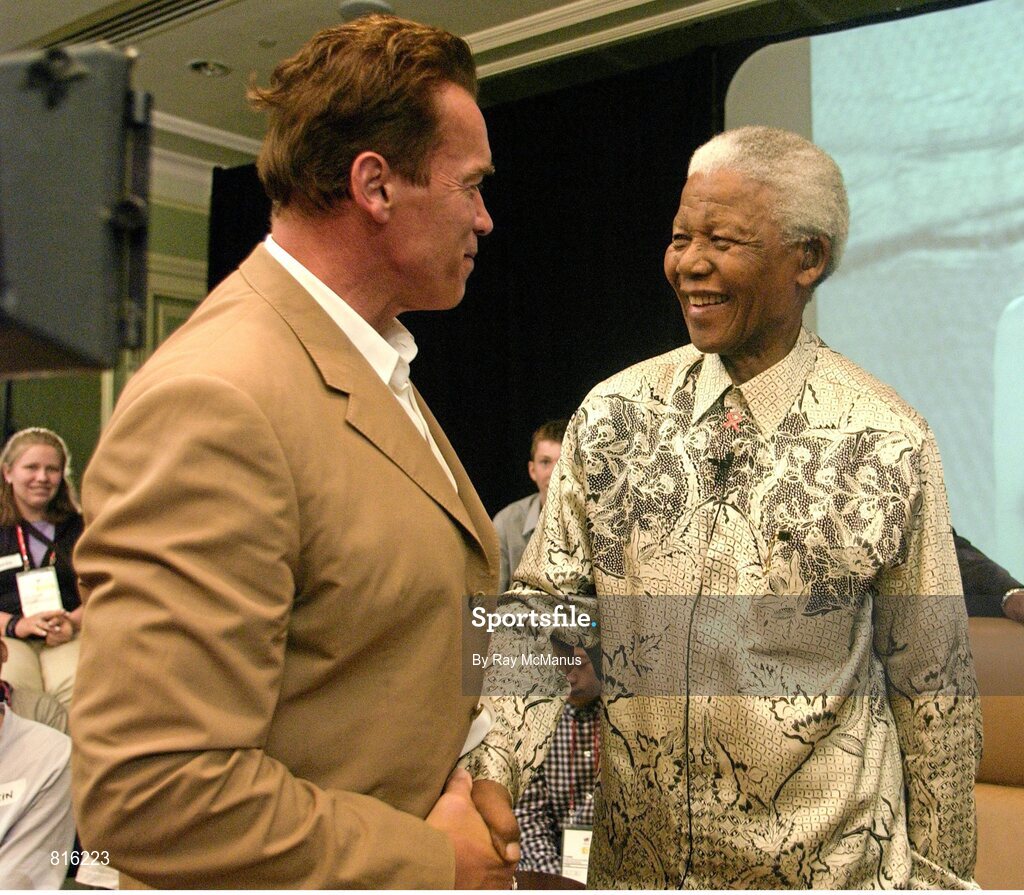Muhammad Ali And Arnold Schwarzenegger