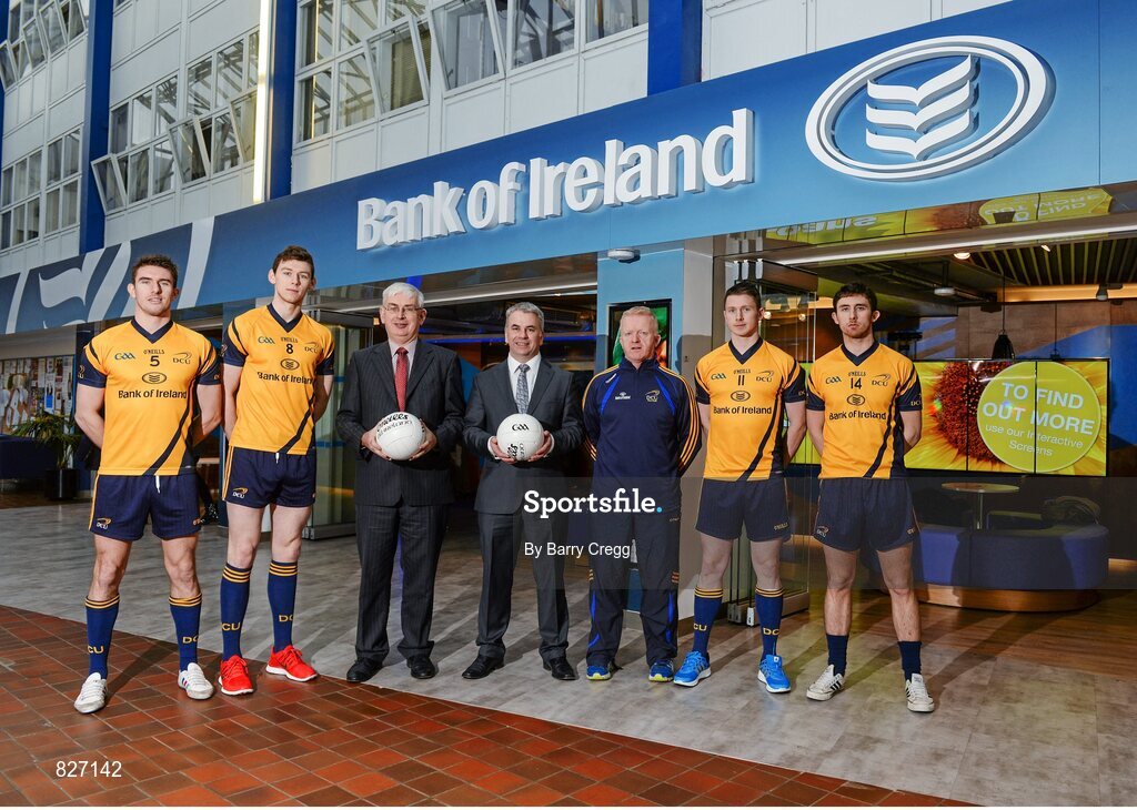 Sportsfile - Renewal Announcement of Bank of Ireland Sponsorship of DCU ...