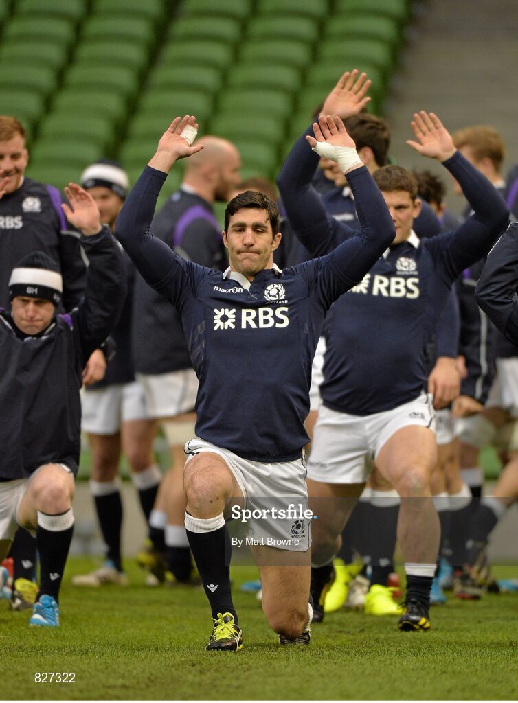 Sportsfile - Scotland Rugby Squad Captain's Run - 827322