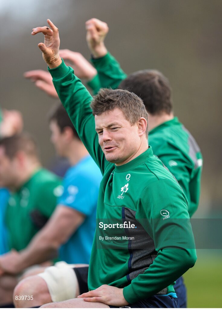 Sportsfile - Ireland Rugby Squad Training - Tuesday 4th March 2014 - 839735
