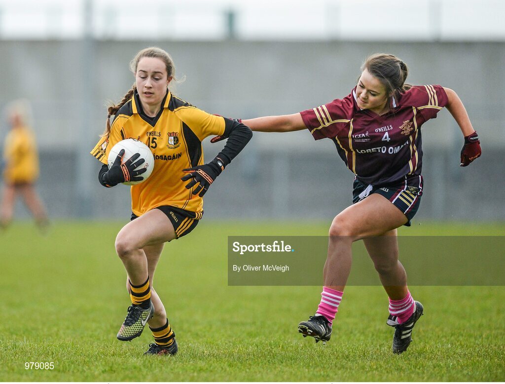 Sportsfile - Coláiste Íosagáin S.S. Stillorgan v Loreto Omagh - TESCO ...